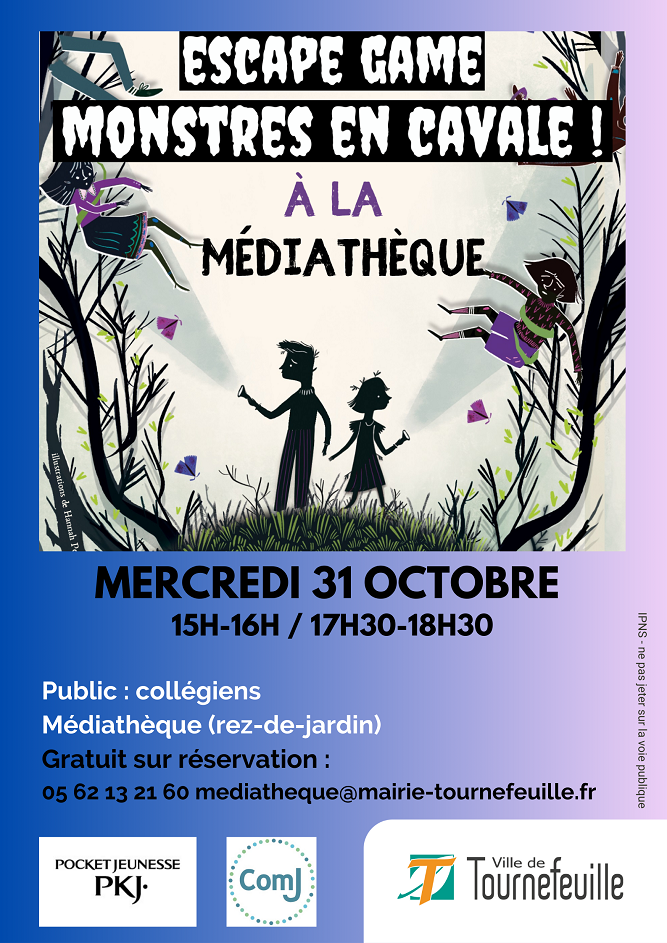 Alerte ! Pour Halloween, des monstres en cavale à la médiathèque